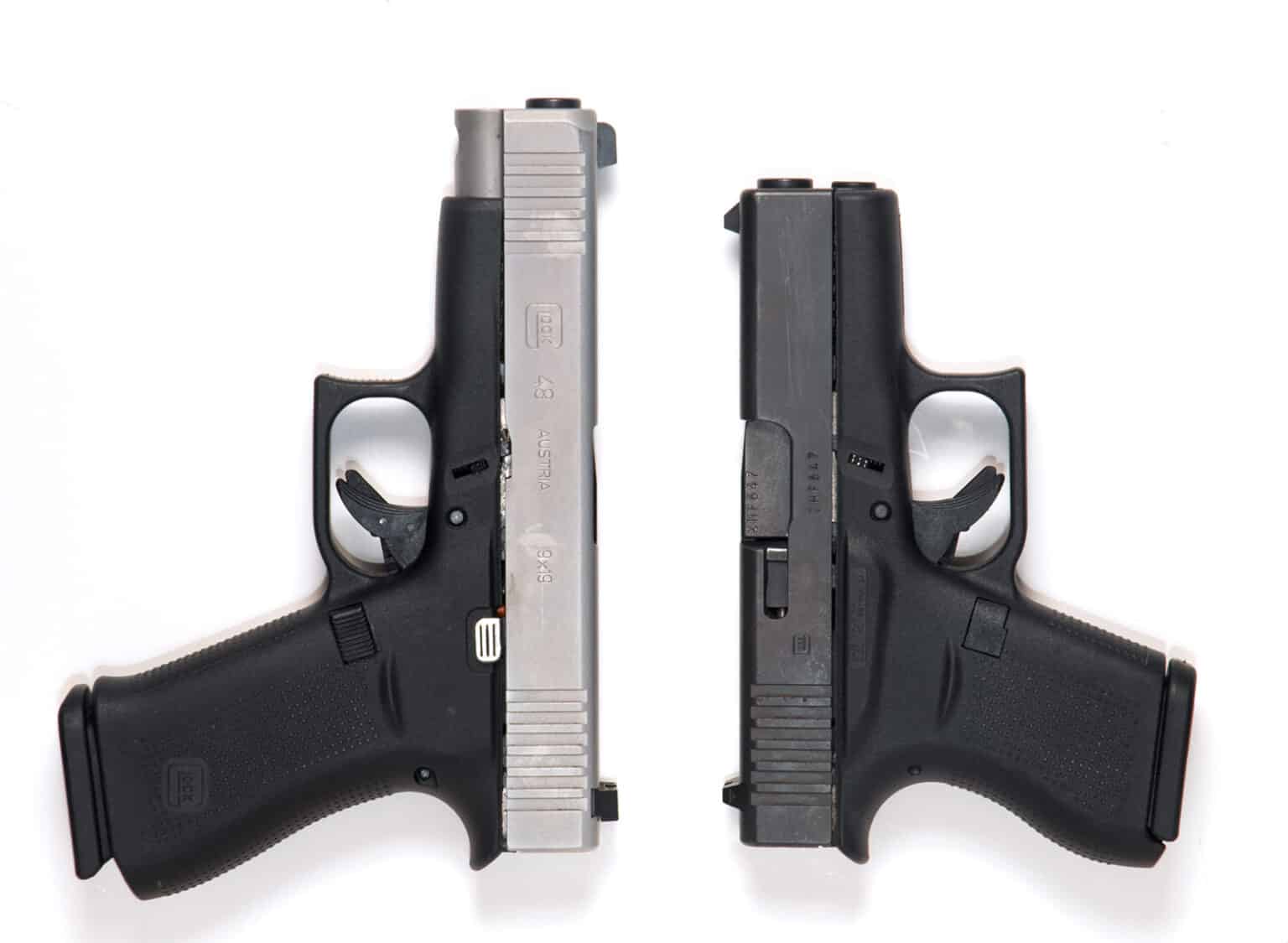 Glock 48 vs Glock 43 - AmmoMan School of Guns Blog